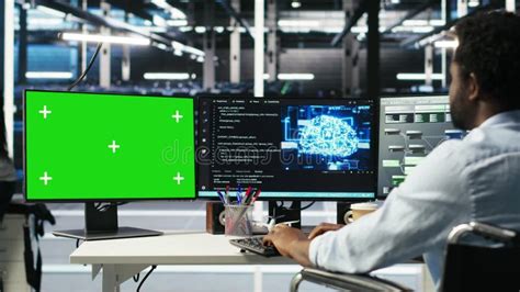 Data Center Engineer With Paraplegia Using Ai Algorithms On Green