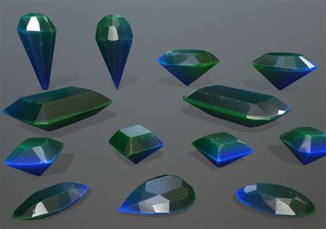 Gem Set Cgtrader