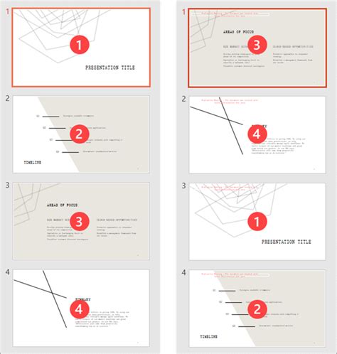 java reorder slides in a powerpoint document
