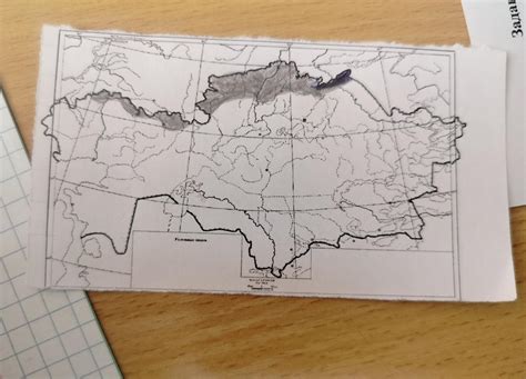 5 Нанесите на контурную карту Казахстана главный регион