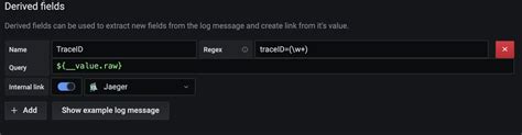 Loki Derived Field Configuration · Issue 26087 · Grafanagrafana