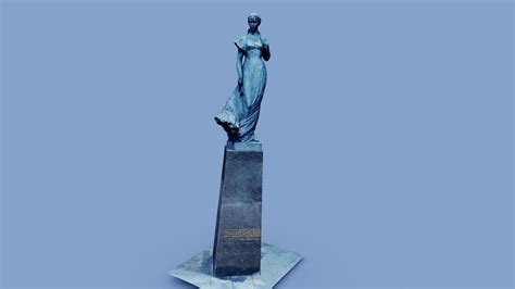 3d Model Lesya Ukrainka Kyiv Ukraine Usdz Gltf Obj 3d Model