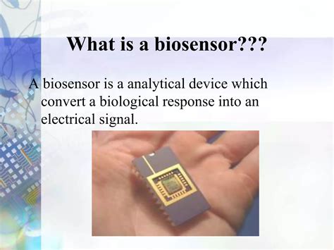 Biosensor Ppt Pptx Chemistry Science