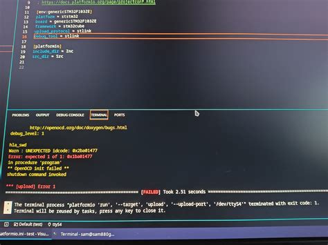 How To Select One Board To Download Code？ Platformio Ide Platformio Community