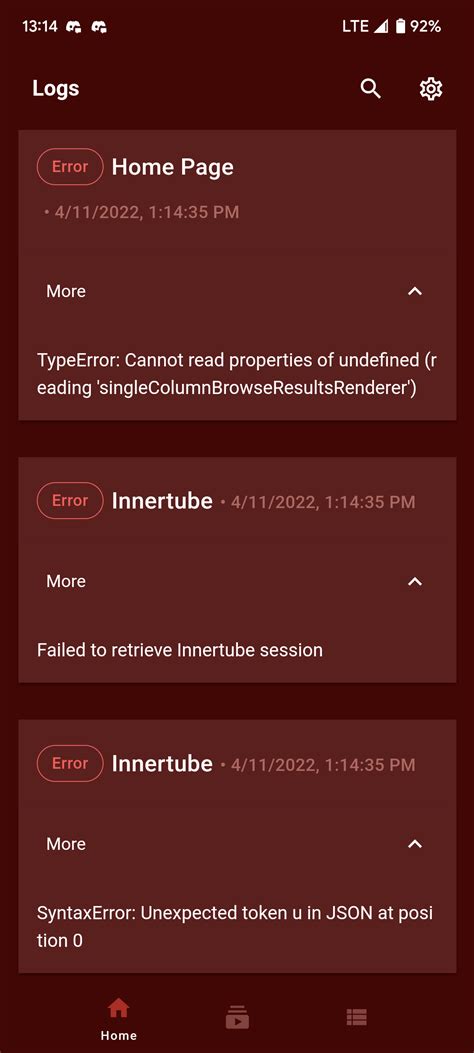 Feed Unable To Load · Issue 243 · Vuetubeappvuetube · Github