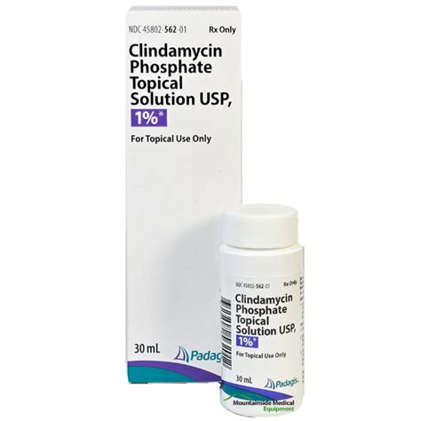 Clindamycin Phosphate 1 Topical Solution 30ml Rx — Mountainside