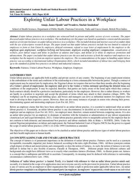 Chapter 3 Material Pdf Labour Law Employment