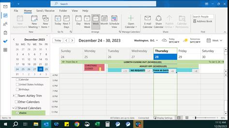 Calendar View Off Roffice365
