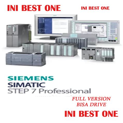 Jual App Software Siemens Simatic Step 7 Professional 2021 Sr1 Step 7 V5 7 Sp1 S7 Plcsim V5 4