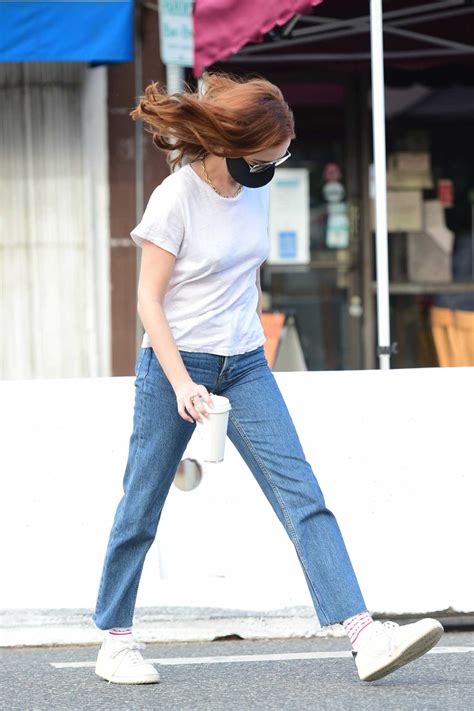 Zoey Deutch In A White Tee Was Seen Out In Los Angeles Lacelebs Co