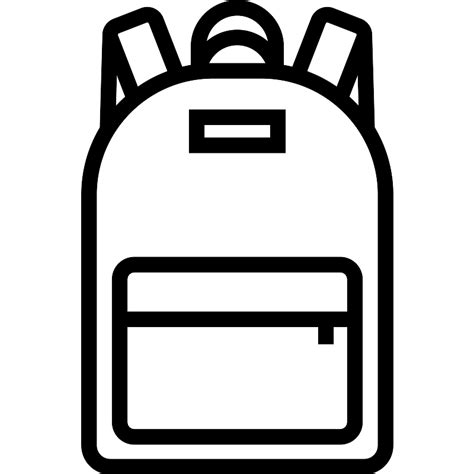 Icono De Mochila Estilo De Dibujos Animados Vector En The Best Porn