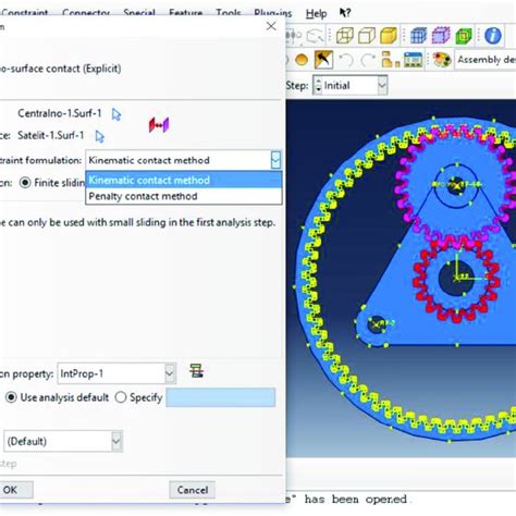 Selecting Contact Interaction Properties Download Scientific Diagram