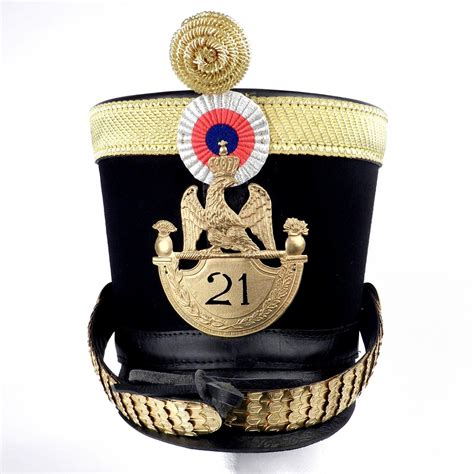 Empirecostume Shako Dofficier Du 21 ème Regiment Dinfanterie De Ligne