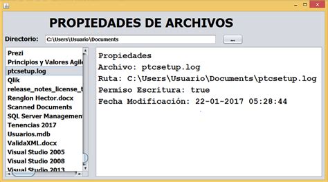 Java JFileChooser Ayuda Ejercicio