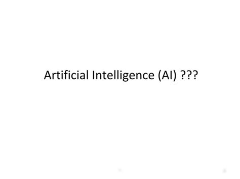 Solution Introduction Of Artificial Intelligence Ai Definitions