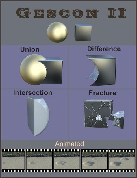 Released Gescon Ii Constructive Solid Geometry Daz 3d Forums
