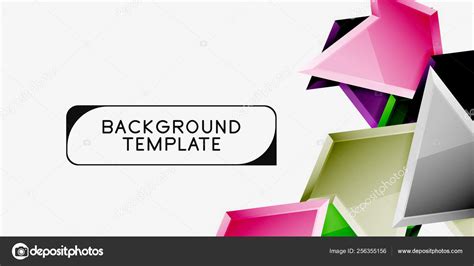 Triangular Low Poly Background Design Multicolored Triangles Vector Stock Vector By ©akomov