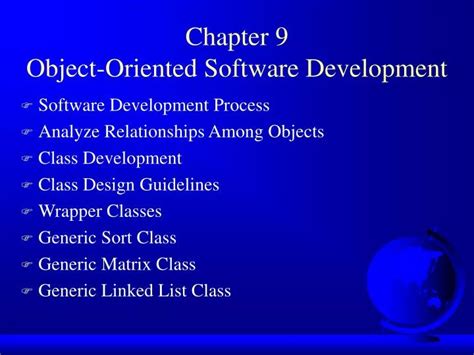 Ppt Chapter 9 Object Oriented Software Development Powerpoint Presentation Id619090
