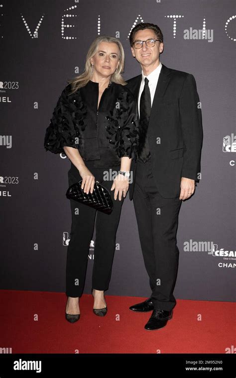 Sylvie Saada And Maxime Saada Attend The Cesar Revelations 2023 At