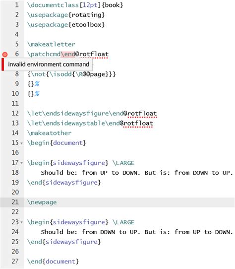 Sidewaysfigurepage How To Swap Or Invert The Behavior Of Sidewaysfigure From Package