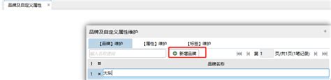 WMS 品牌及自定义属性 万里牛