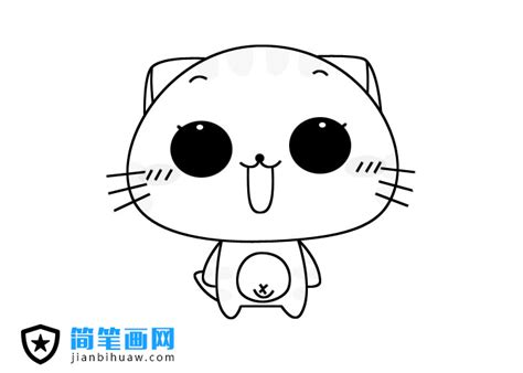 Cc猫表情简笔画图片 简笔画网