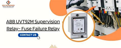 Abb Uvt92m Supervision Relay Optimizing Fuse Monitoring