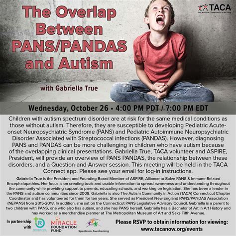 The Overlap Between Panspandas And Autism Aspire