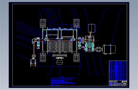 立井单绳缠绕式双滚筒箕斗提升机的设计autocad 2007模型图纸下载 懒石网