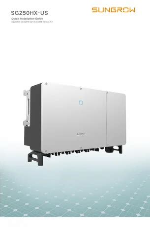 Sun Grow Sg250hx String Inverter At ₹ 47000 New Friends Colony New Delhi Id 2852877202562