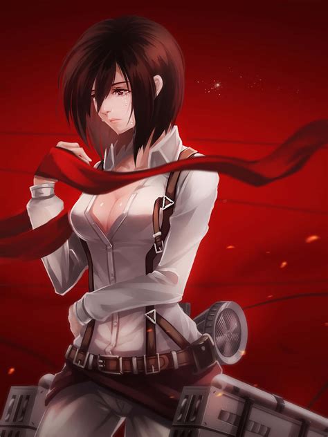 Download Mikasa Ackerman Season4 Fan Art Wallpaper
