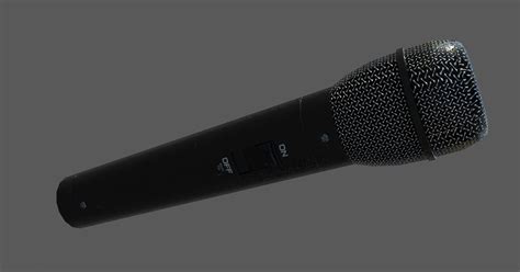 microphone mic dj pbr 3d tools unity asset store