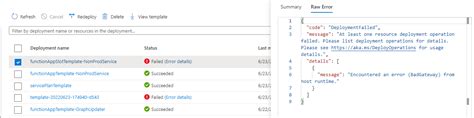Encountered An Error Badgateway From Host Runtime · Issue 8460