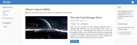 What S New UI Proposal HTML CSS Code Development XWiki Forum