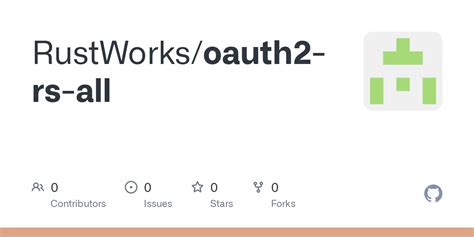 GitHub RustWorks Oauth Rs All