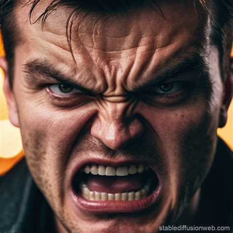 Angry Facial Expression Stable Diffusion Online Angry Facial Expression Stable Diffusion Online
