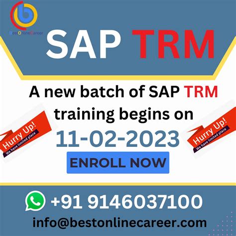 Eoma C On Linkedin Sap Saptrmtraining Saptrmonlinetraining