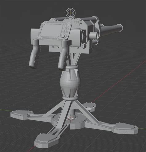Free Stl File Custom Turret 🔫・3d Printing Model To Download・cults