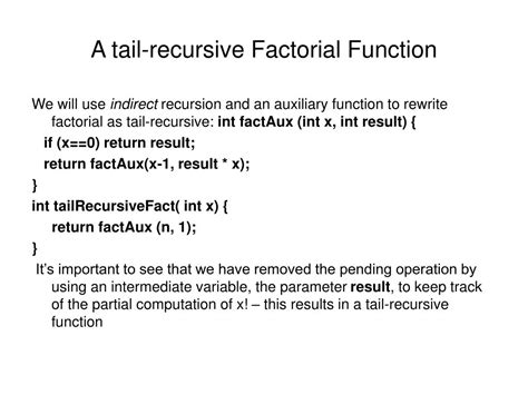 Ppt Recursion Powerpoint Presentation Free Download Id1009502