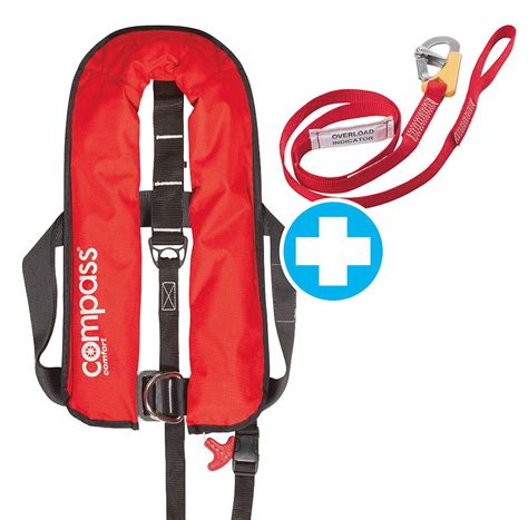 Compass 150n Lifejacket Set Plus Lifeline Carabinerloop