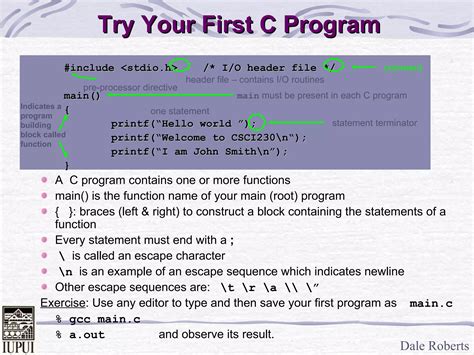 T02 A Firstcprogram Ppt