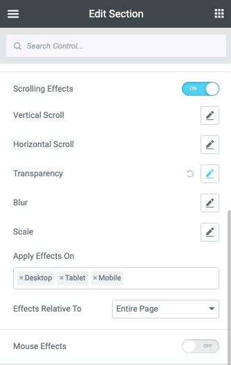 Change Sticky Header Color On Scroll Elementor