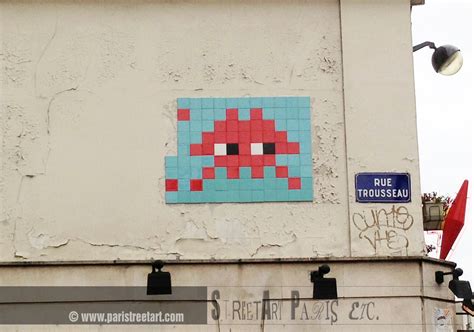 Street Art Paris Etc Alias Invader Space Invader