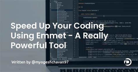 speed up your coding using emmet a really powerful tool