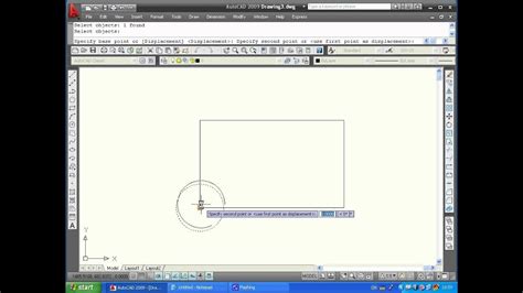 Autocad Move Command Youtube