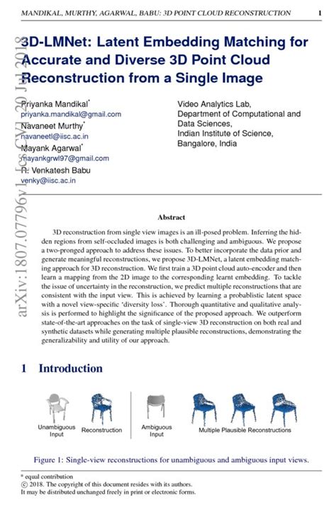 3d Lmnet Latent Embedding Matching For Accurate And Diverse 3d Point