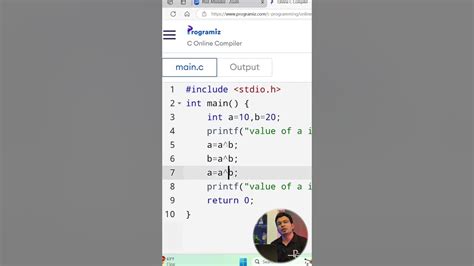 Mind Blowing Swap Trick Using Bitwise Operator 🔄 Youtube
