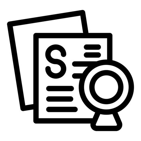 Premium Vector Magnifying Glass Inspecting Financial Statement With