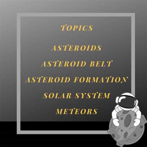 Asteroids Meteors And The Asteroid Belt Assessment Worksheet Or Webquest