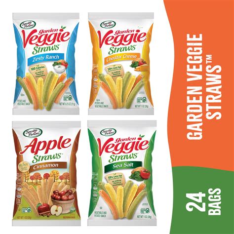 Sensible Portions Gluten Free Veggie Straws 1 Oz Variety 24 Count